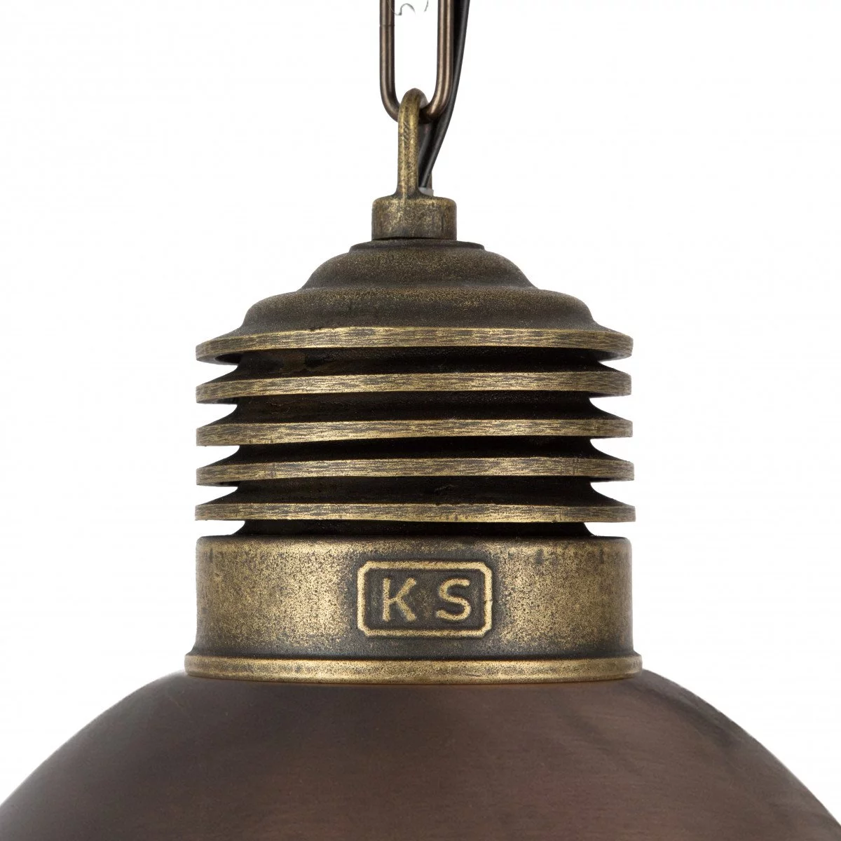 Suspension Loft cuivre rétro vintage | Nostalux.fr