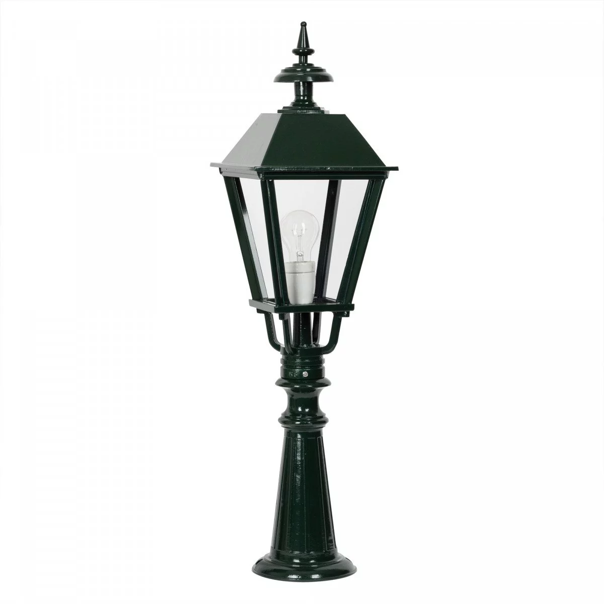 Lampe de jardin sur pied Ripon avec lanterne carrée