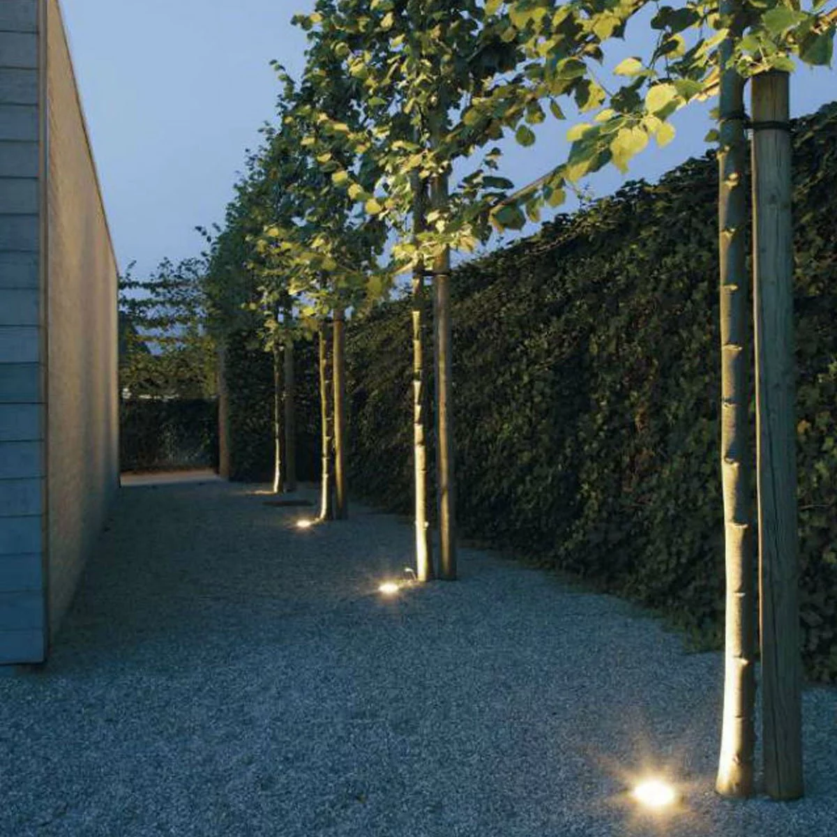 Spot de sol à encastrer orientable LED Ø12 acier inoxydable