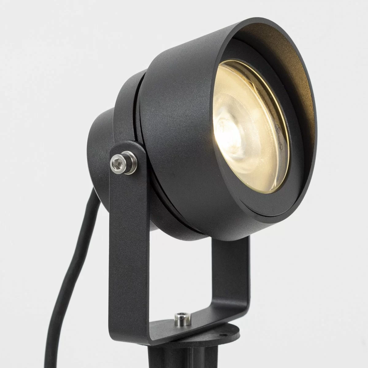 Spot LED pour facades de jardin arbres plantes noir