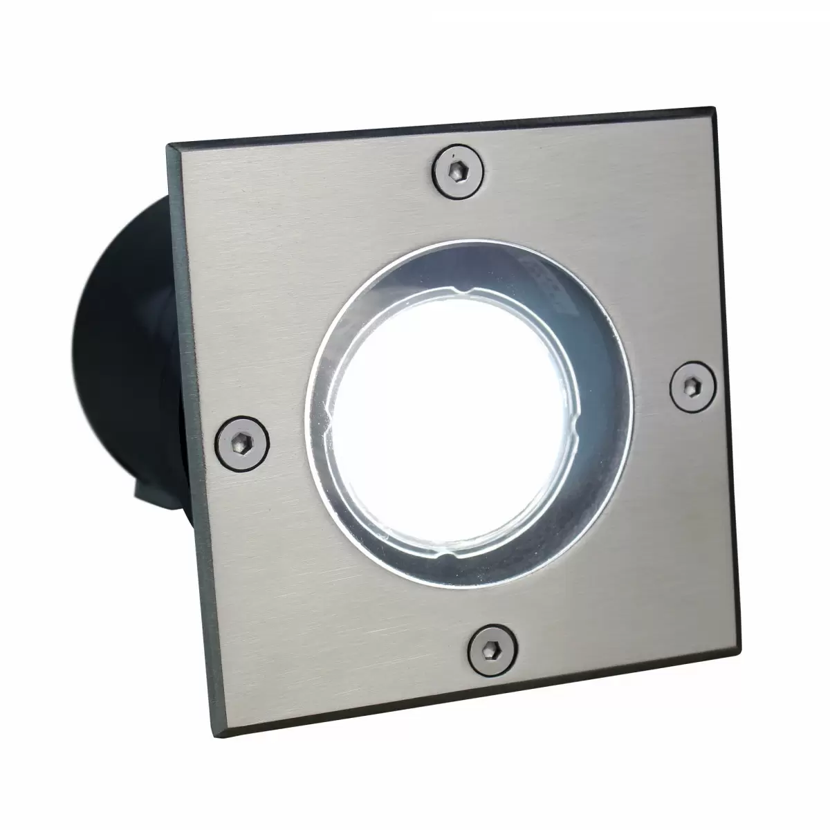 Spot au sol encastrable carré LED Ø11 avec culot GU10
